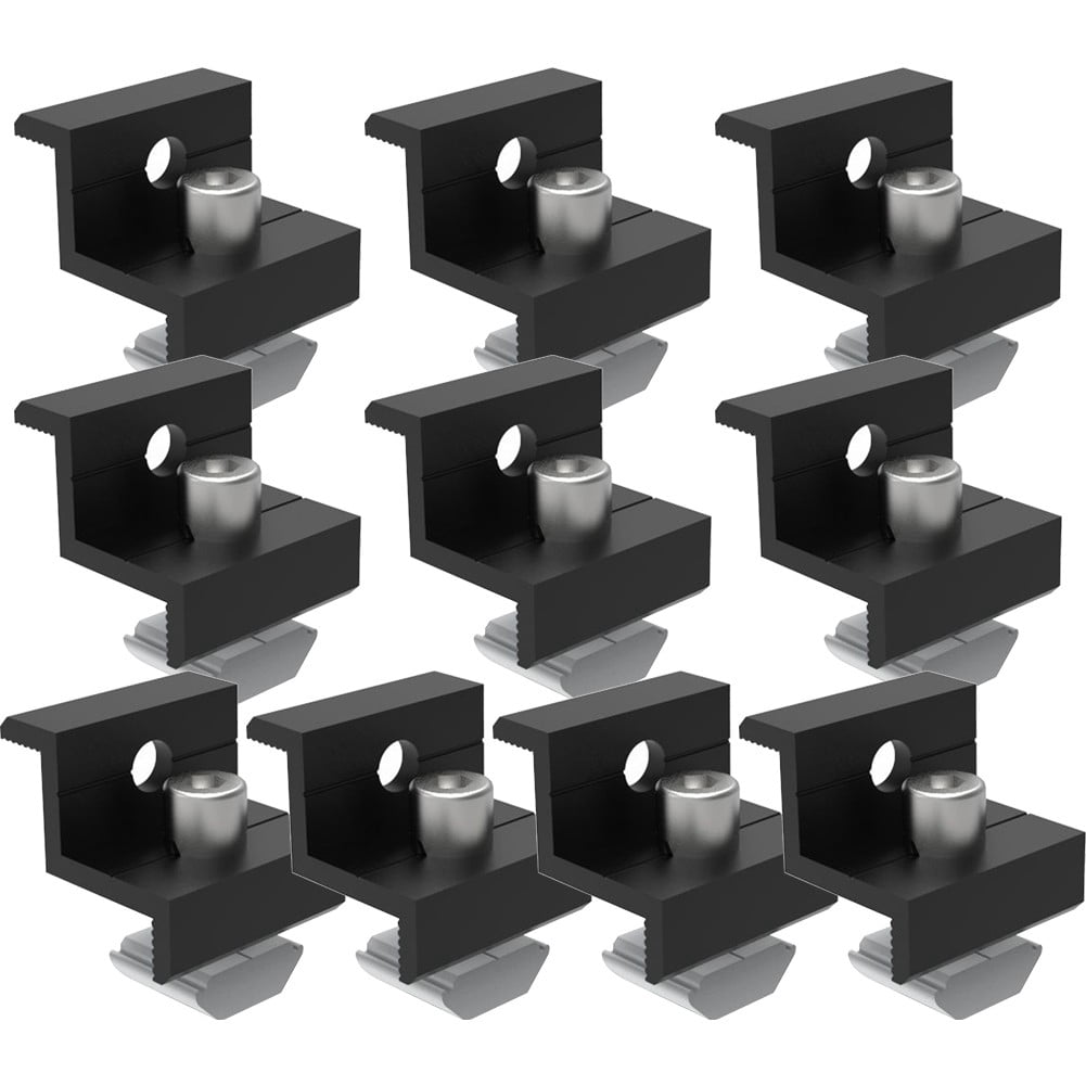 Solar Module Holder End Clamp Medium Clamps 30-35MM Solar Bracket ...