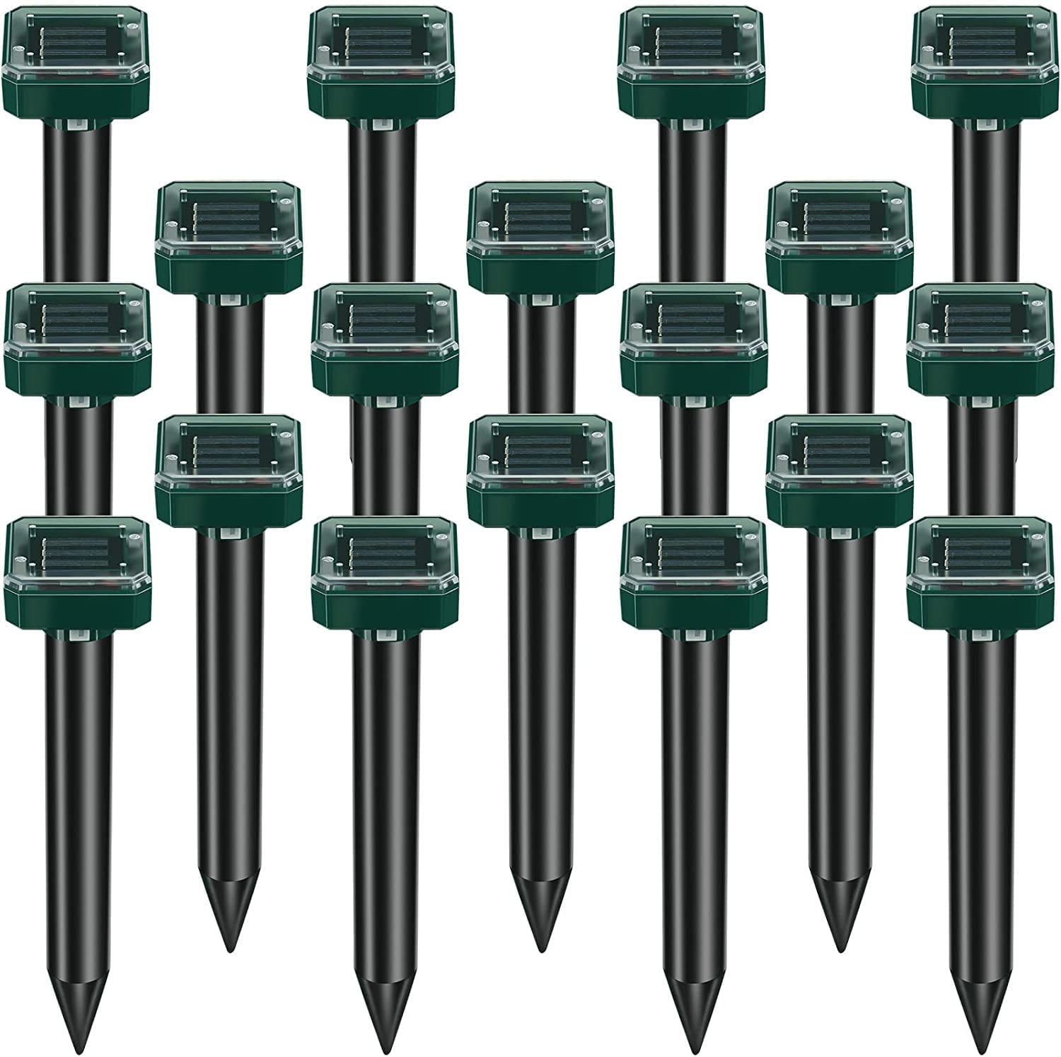 Solar Mole Repellent Ultrasonic Mole Repellent Solar Powered Outdoor ...