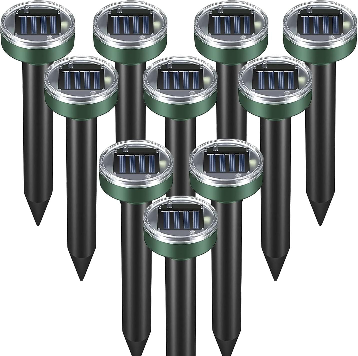 Solar Mole Repellent, Ultrasonic Mole Repellent Solar Powered，Outdoor ...