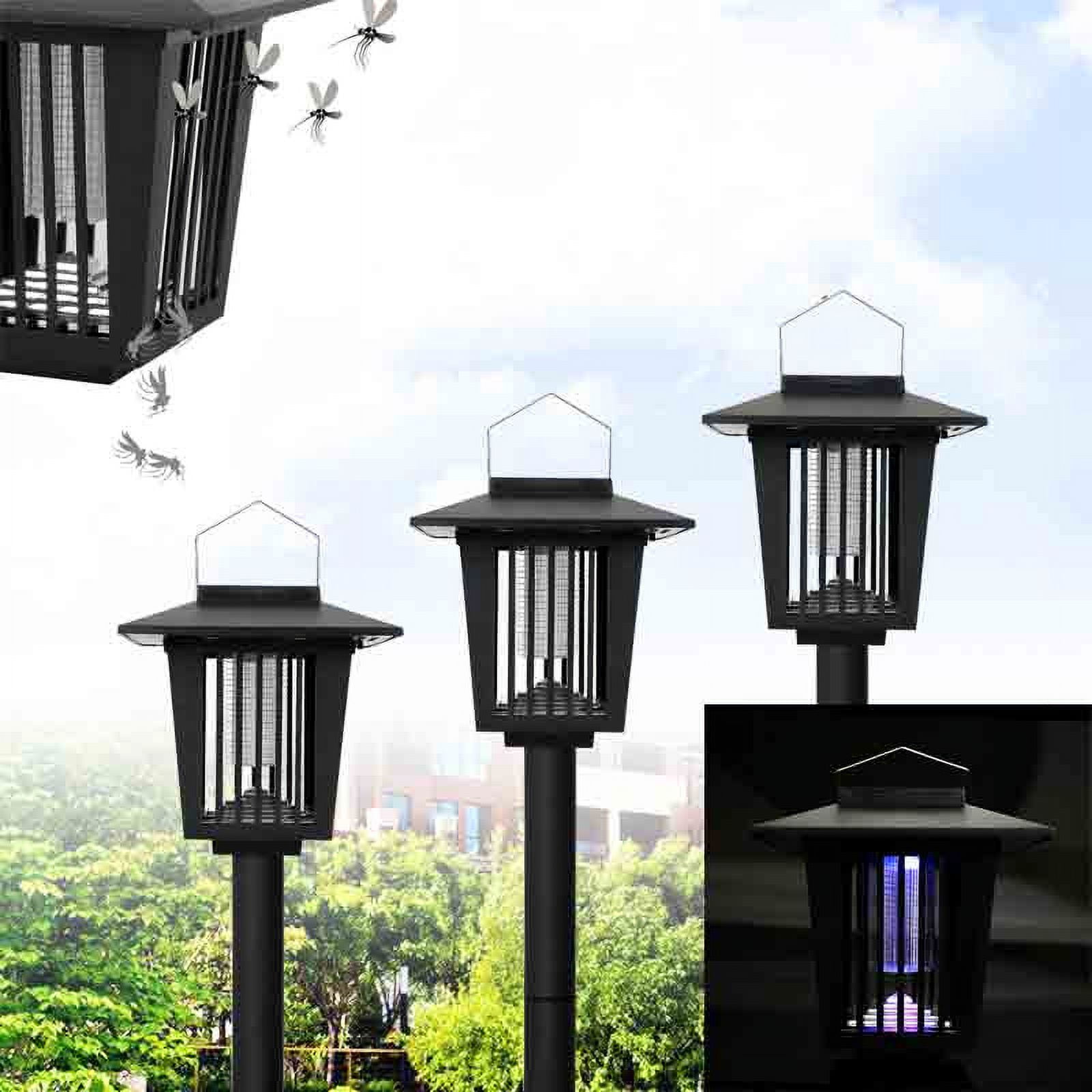 Solar Mosquito Lamp, Decorative Garden Insect Killer, Waterproof Stake ...