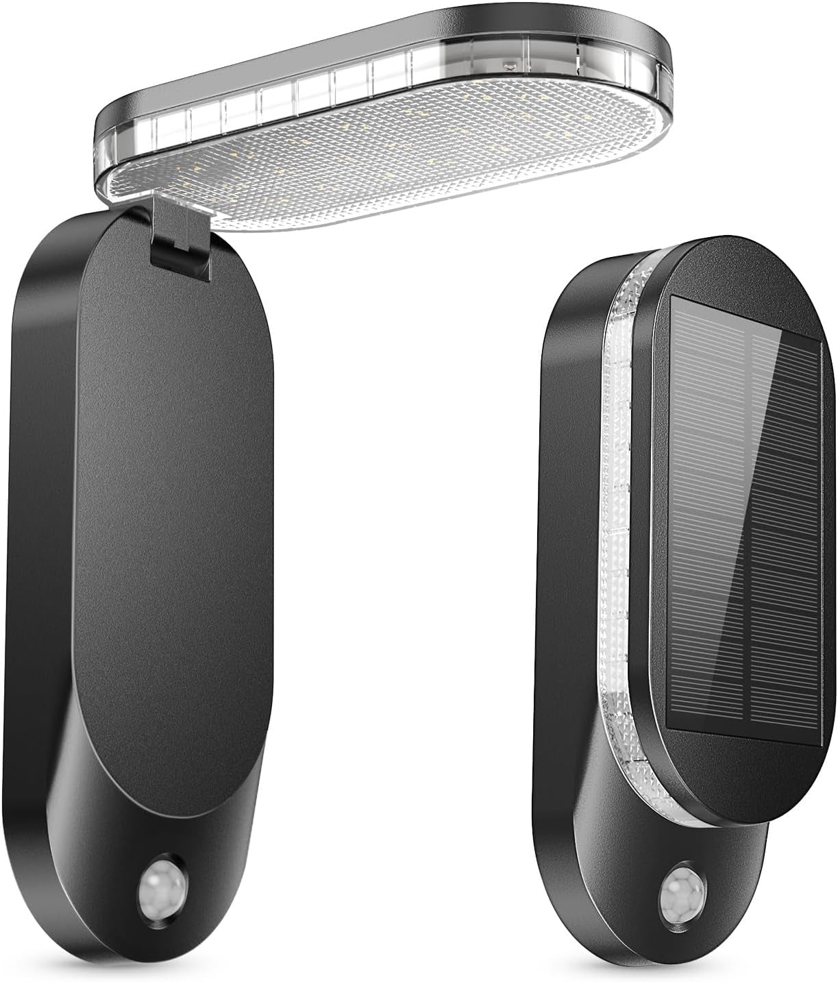 Solar Motion Lights Outdoor, 2 Pack Super Bright Foldable Security ...
