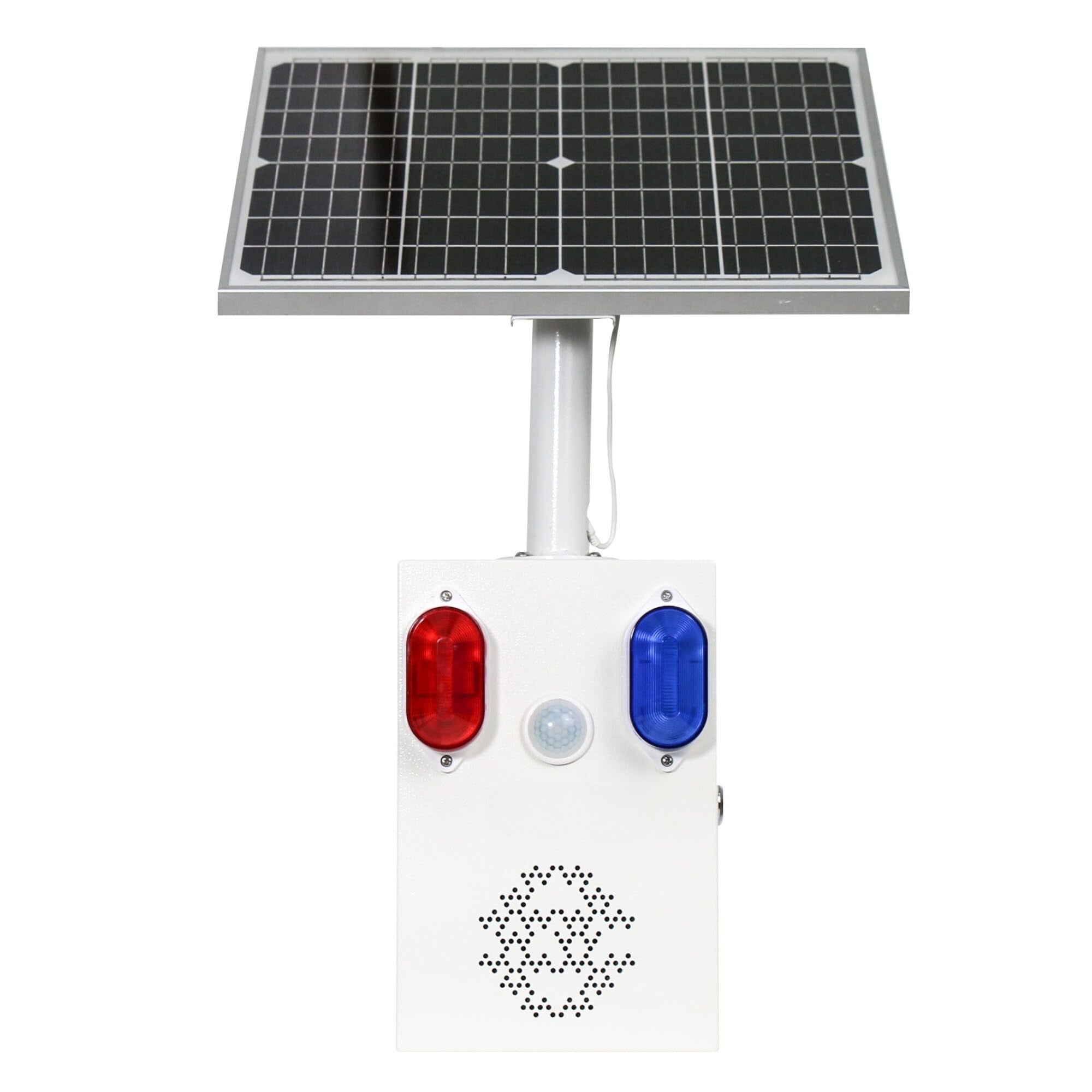 Solar Motion Sensor Alarm, Outdoor Waterproof Motion Detector Sirens ...