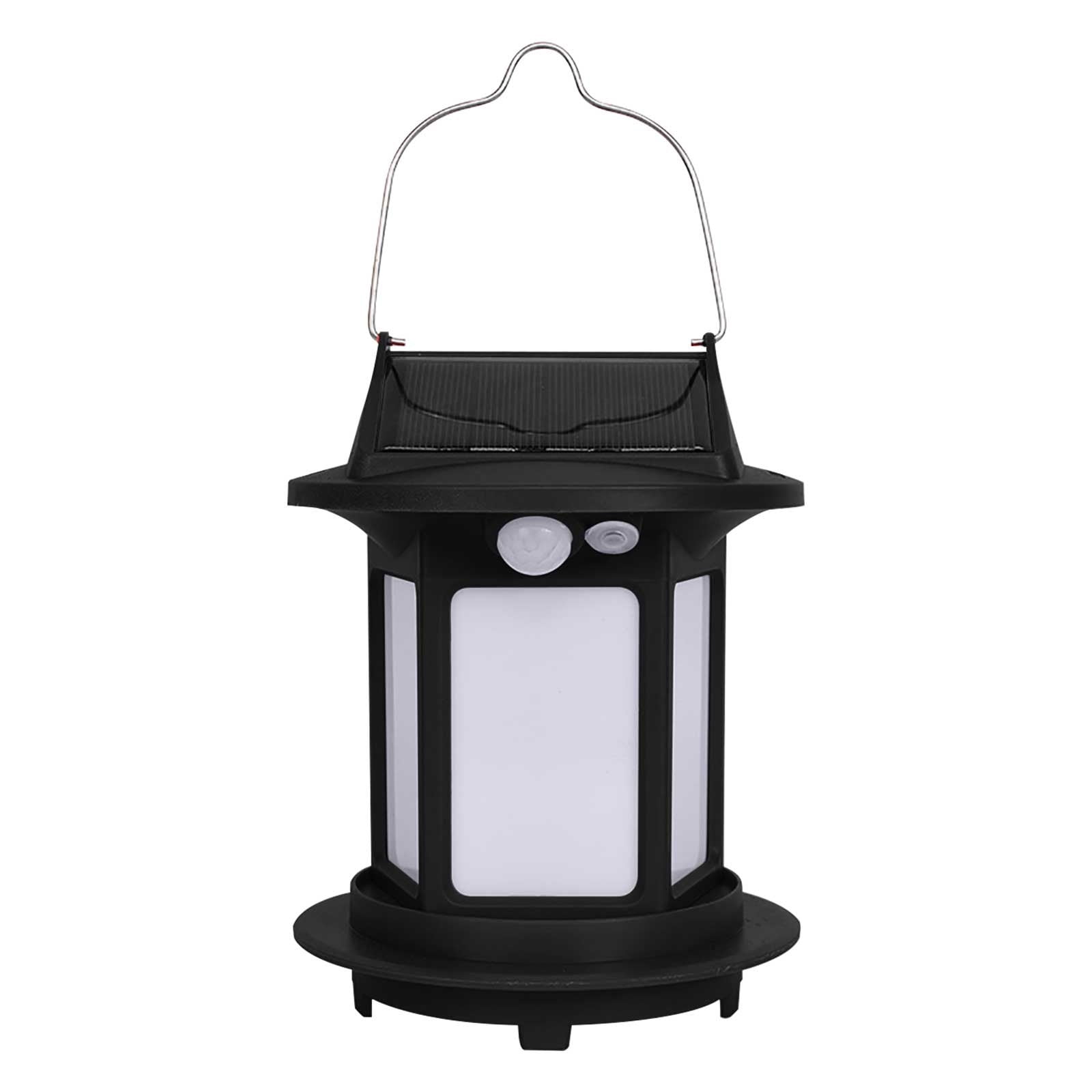 Solar Motion Sensor Lanterns, Outdoor Hanging Lamps, Waterproof ...