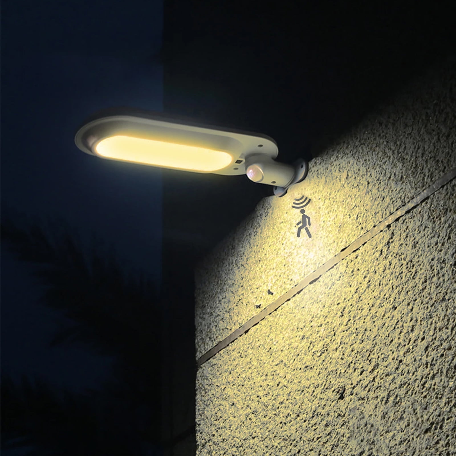 Solar Motion Sensor Lights Outdoor Waterproof, 4 Modes 180° Rotatable ...