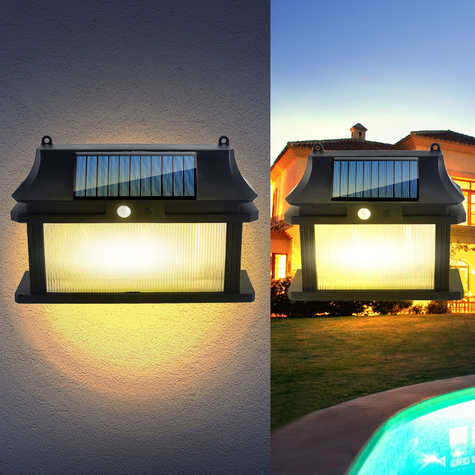 Solar Motion Sensor Outdoor Light, Led Street Light, Waterproof ...