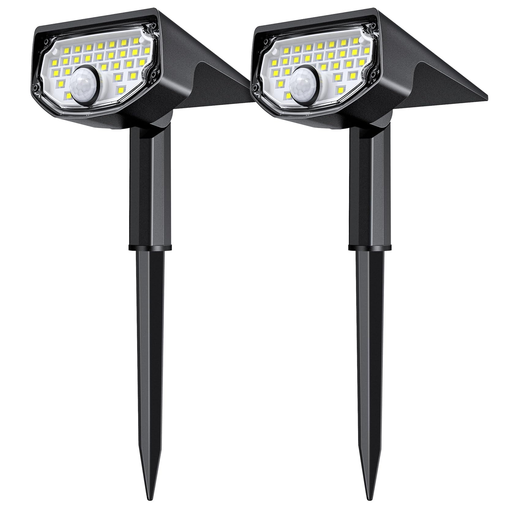 Solar Motion Sensor Outdoor Lights, 30 LED/3 Modes Solar Powered ...