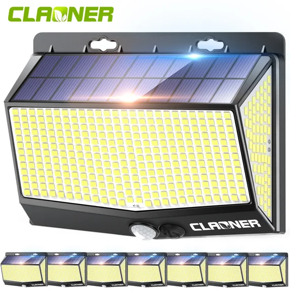 Solar Motion Sensor Outdoor Lights, 468 LED Solar Lights Outdoor ...