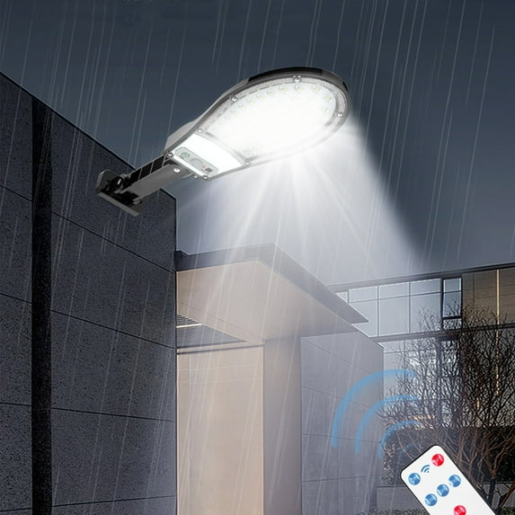 Solar Motion Sensor Security Light, 46 LED Remote Control Wall Lamp for ...