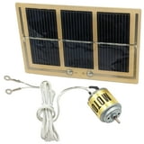 Solar Motor Kit - 1V/400mA Cell Module, 1V/400mA DC Solar Motor, and ...