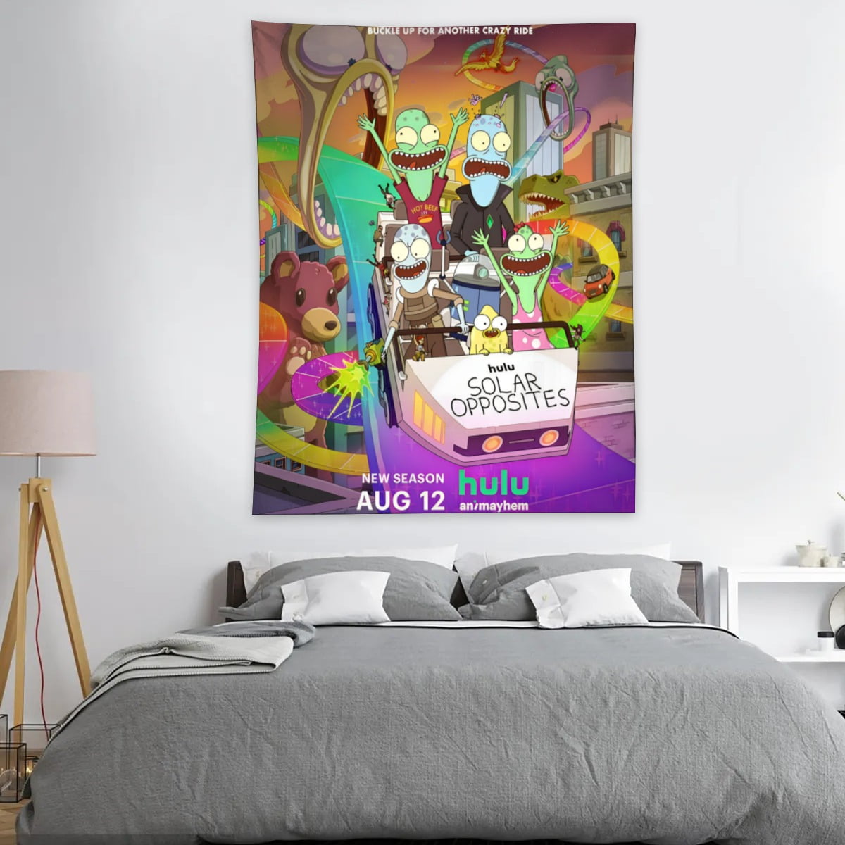 Solar Opposites Tapestry Gift Wall Hanging Backdrop for Room Bedroom ...