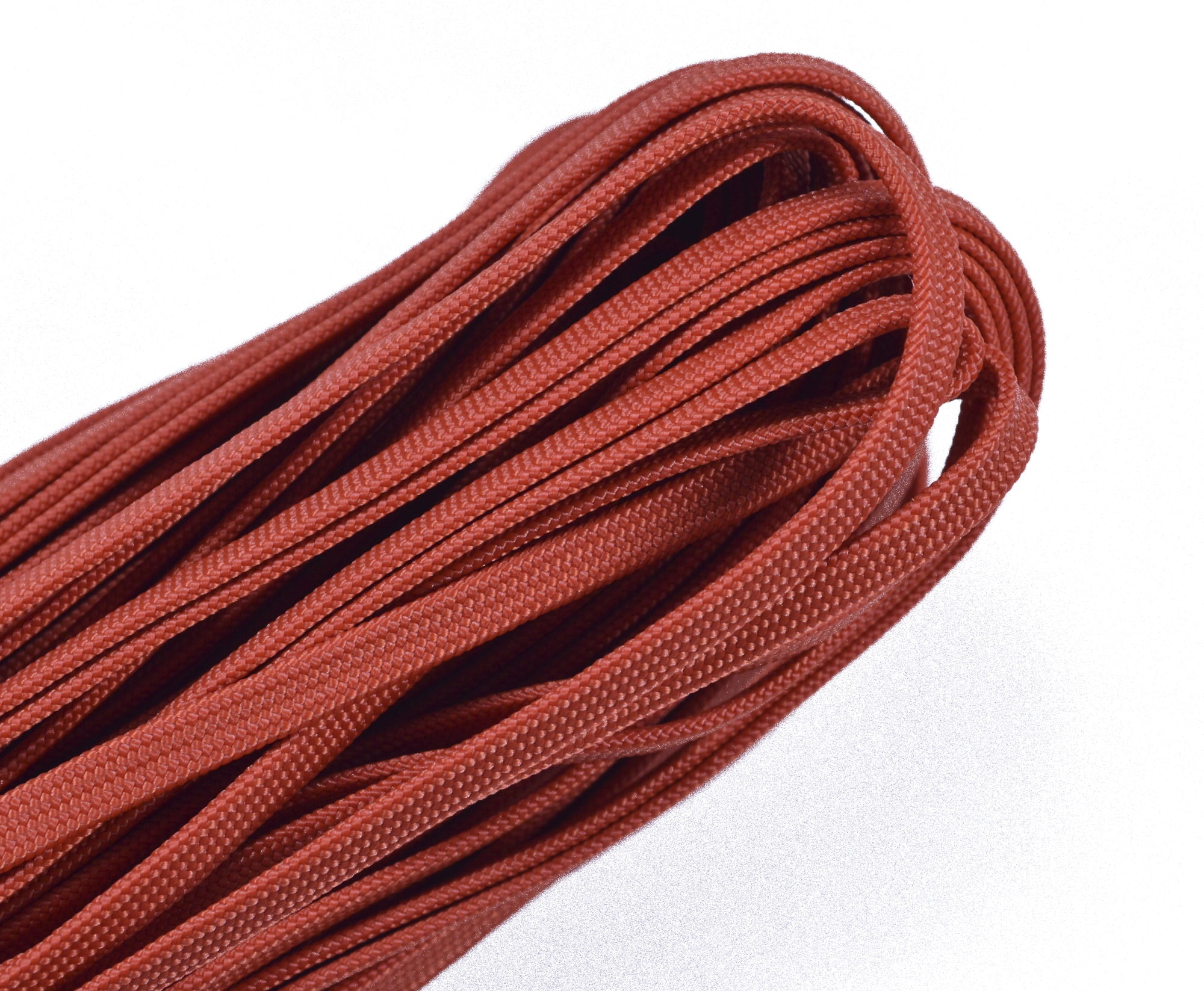 Solar Orange Coreless / Flat 550 Paracord - 100 Foot Bundle - Walmart.com