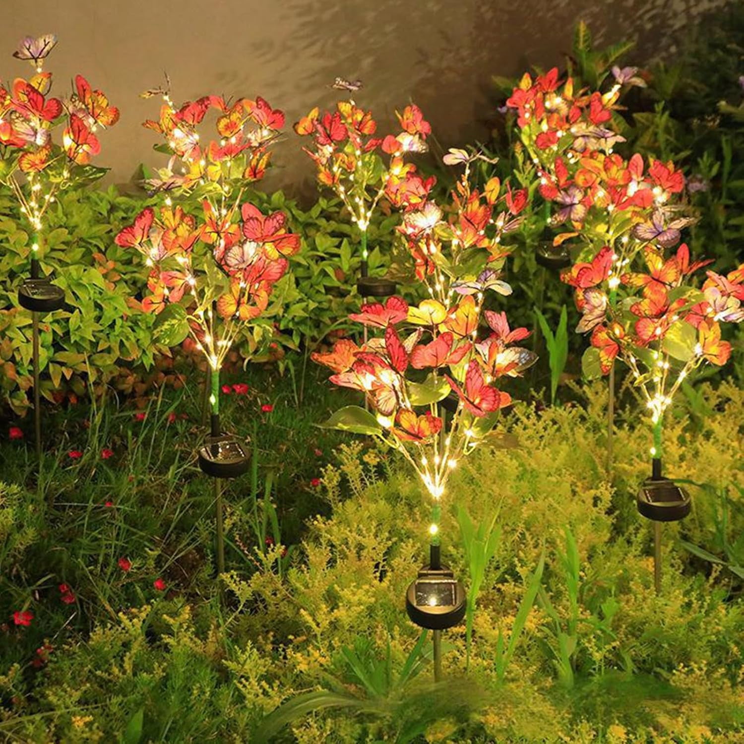 Solar Outdoor Butterfly Lights, Waterproof Garden Light, Upgraded LED ...