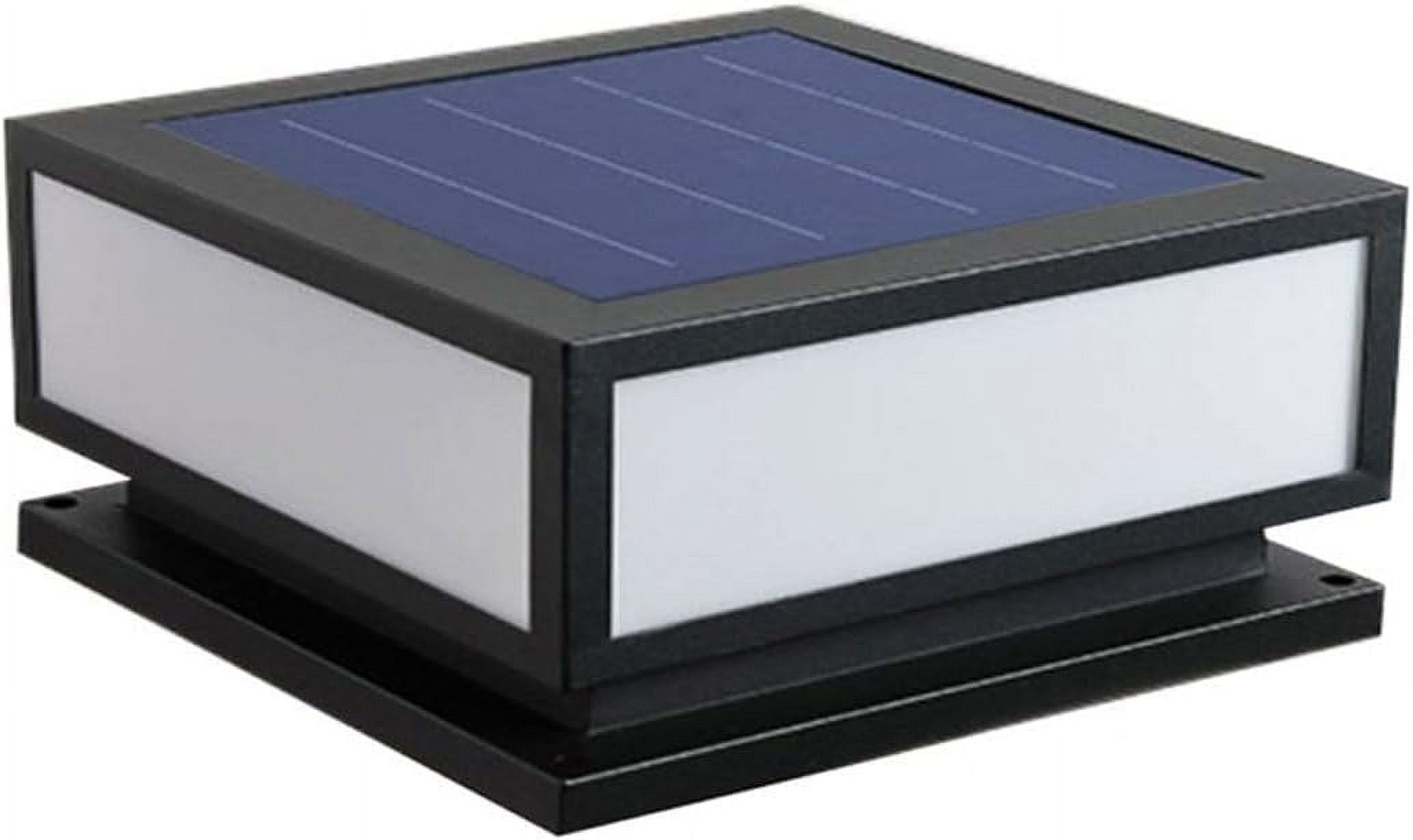 Solar Outdoor Column Lights Modern Solar Post Lights LED Fence Pillar ...