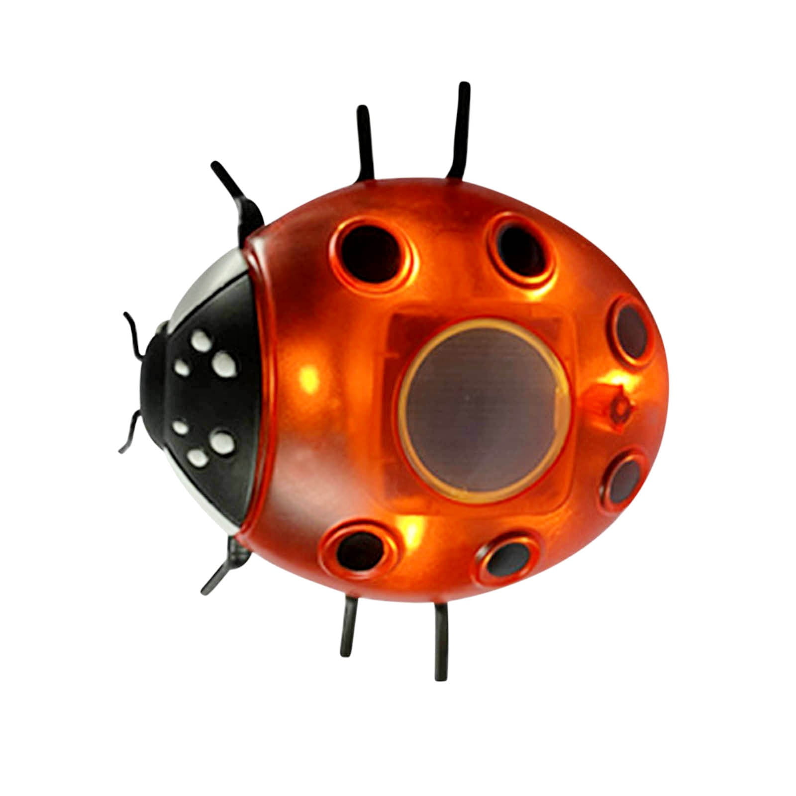 Solar Outdoor Garden Light, 1 Pack Solar Ladybug Garden Lamp Metal ...