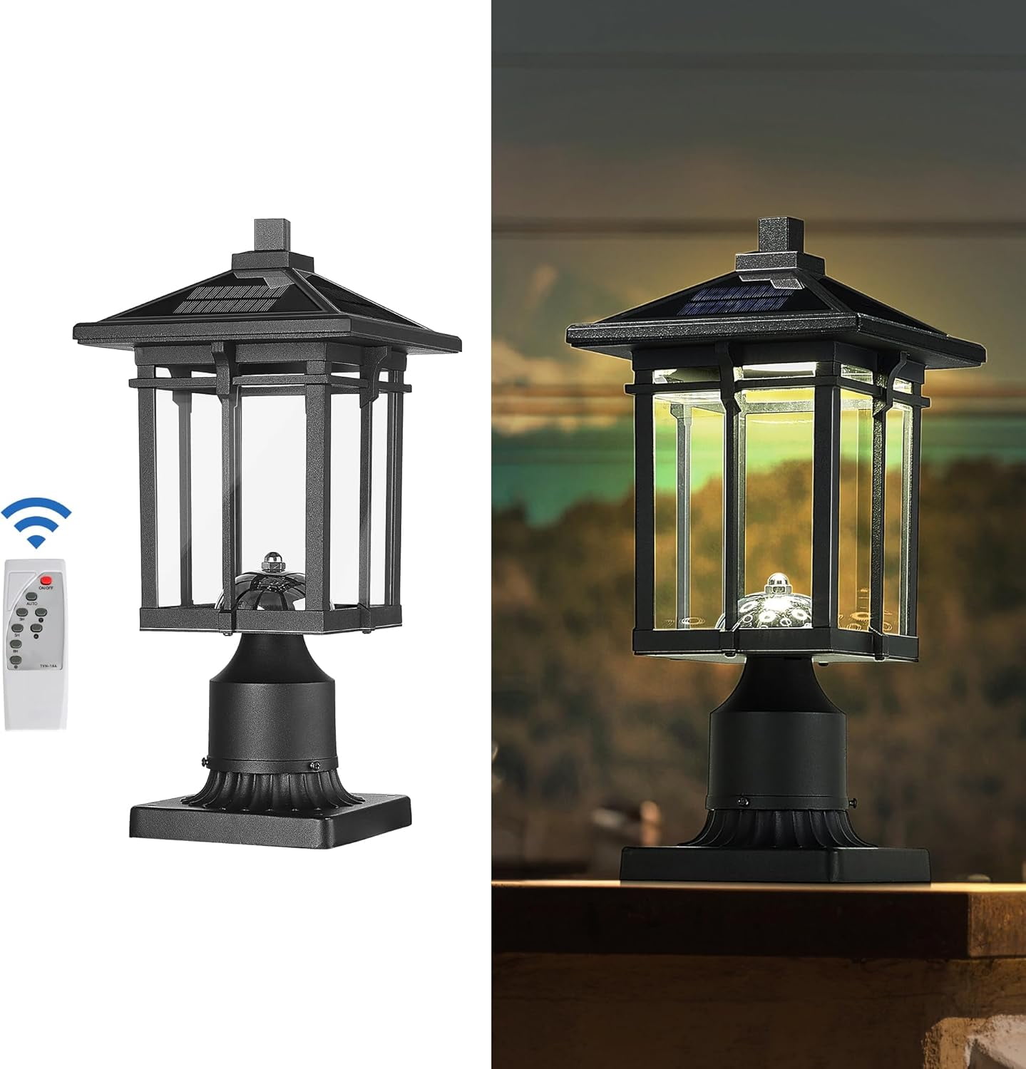 Solar Outdoor Lamp Post Light, Solar Lamp Post Lights Outdoor ...