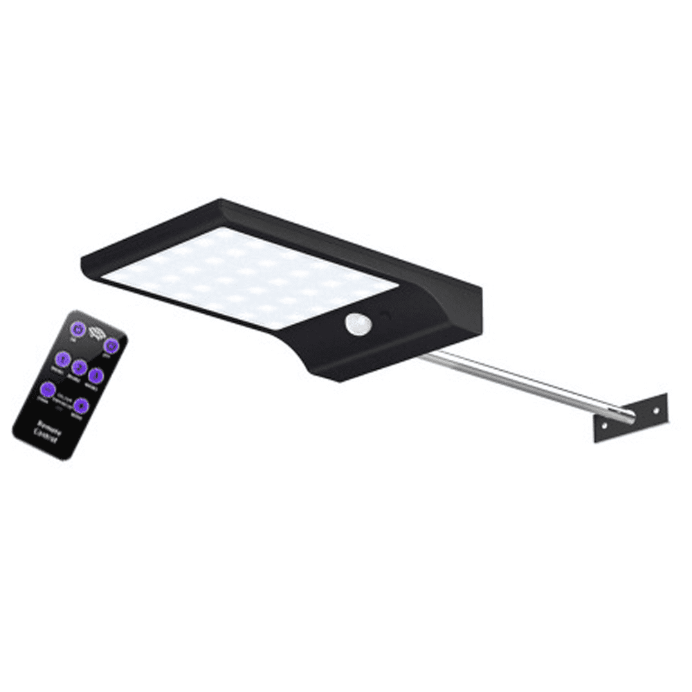 Solar Outdoor Light, Illuminator with Remote Control for Front Door ...