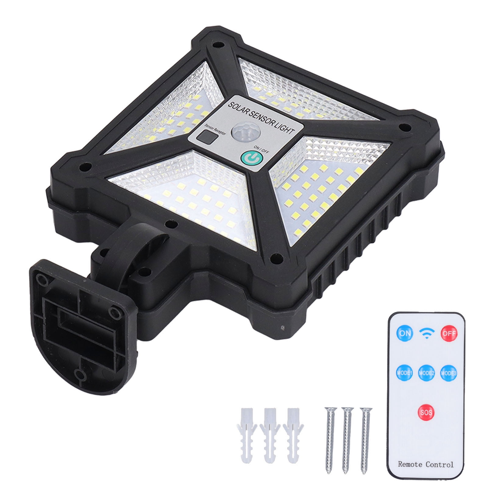 Solar Outdoor Light Motion Sensor IP65 Waterproof LED with Remote ...