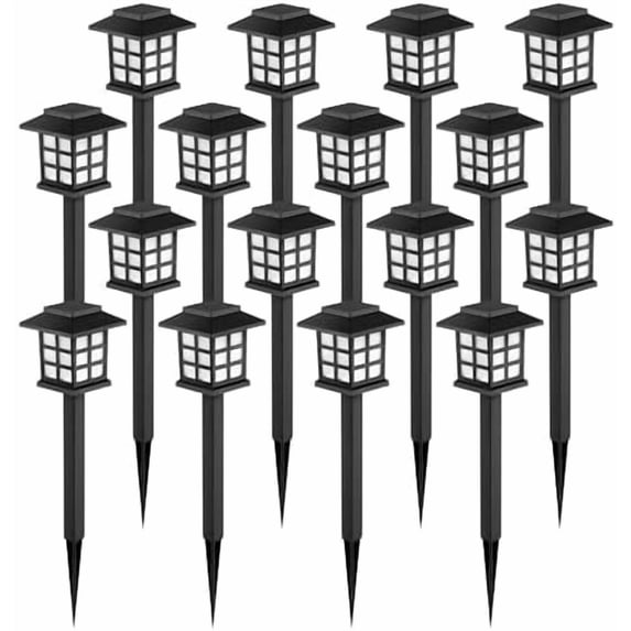 Solar Outdoor Lights，16 Pack LED Solar Lights Outdoor Waterproof, Solar ...