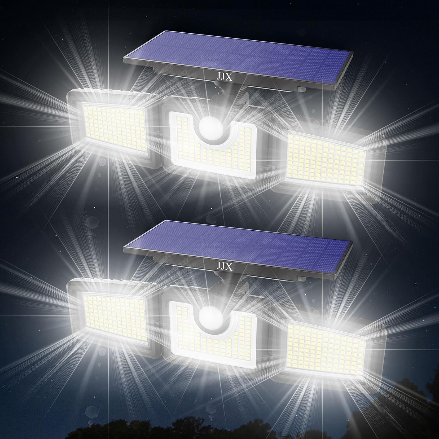 3000 Lumen Solar Flood Light SZPOWER 254 LED Solar Flood Lights Outdoor ...