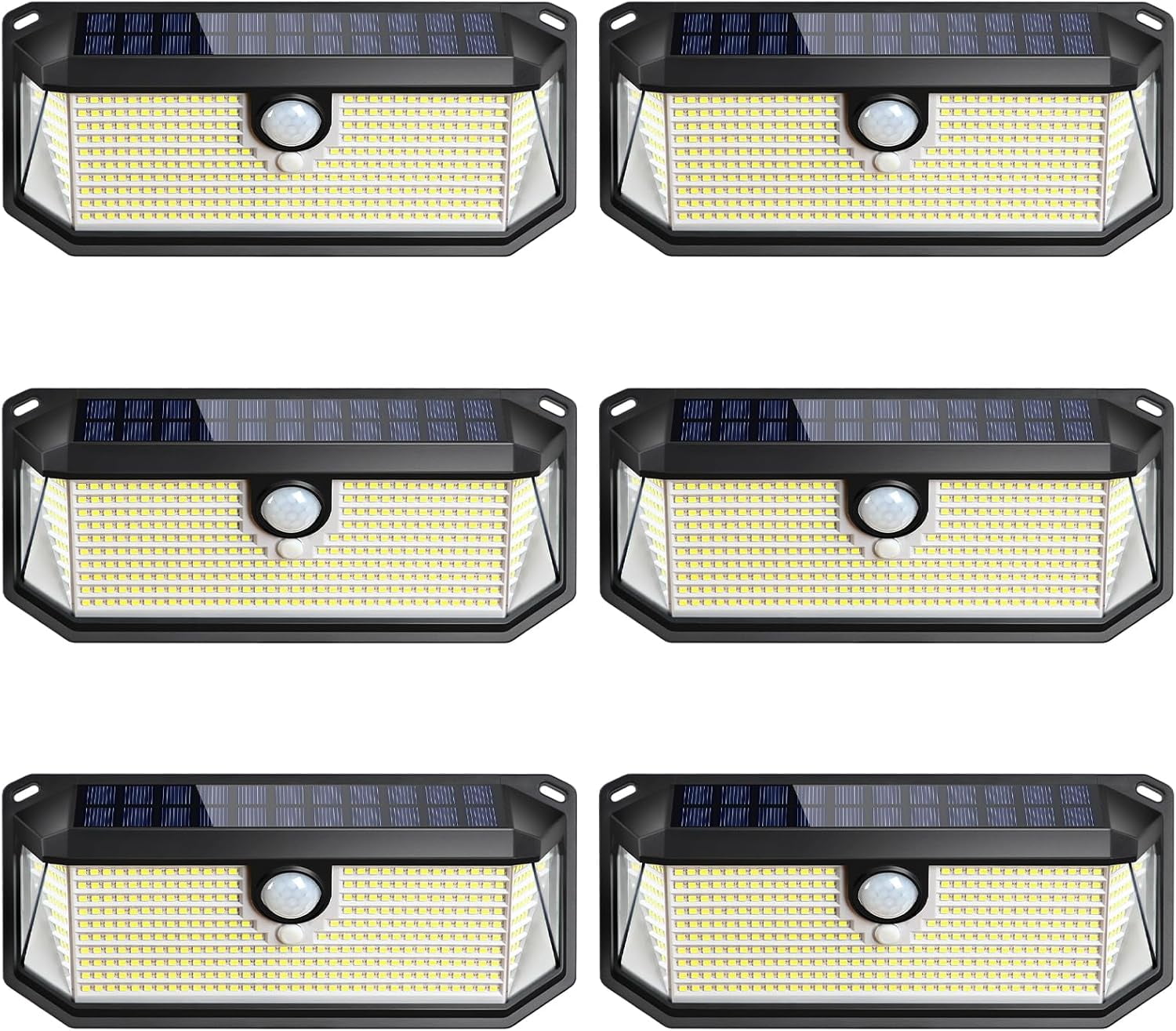 Solar Outdoor Lights, 4000LM 388 LEDs Motion Sensor Outdoor Light, IP65 ...