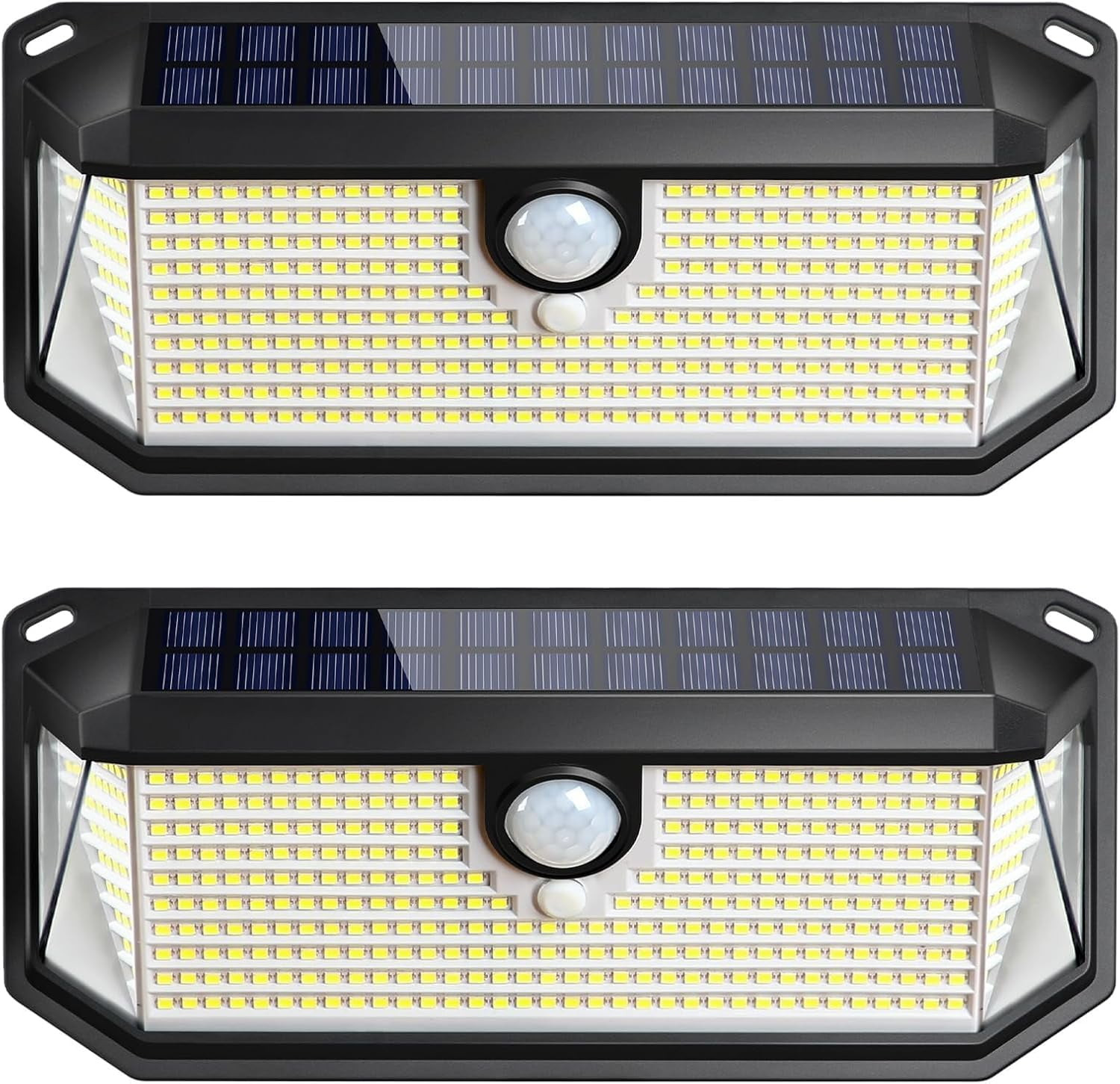 Solar Outdoor Lights, 4000LM 388 LEDs Motion Sensor Solar Powered ...