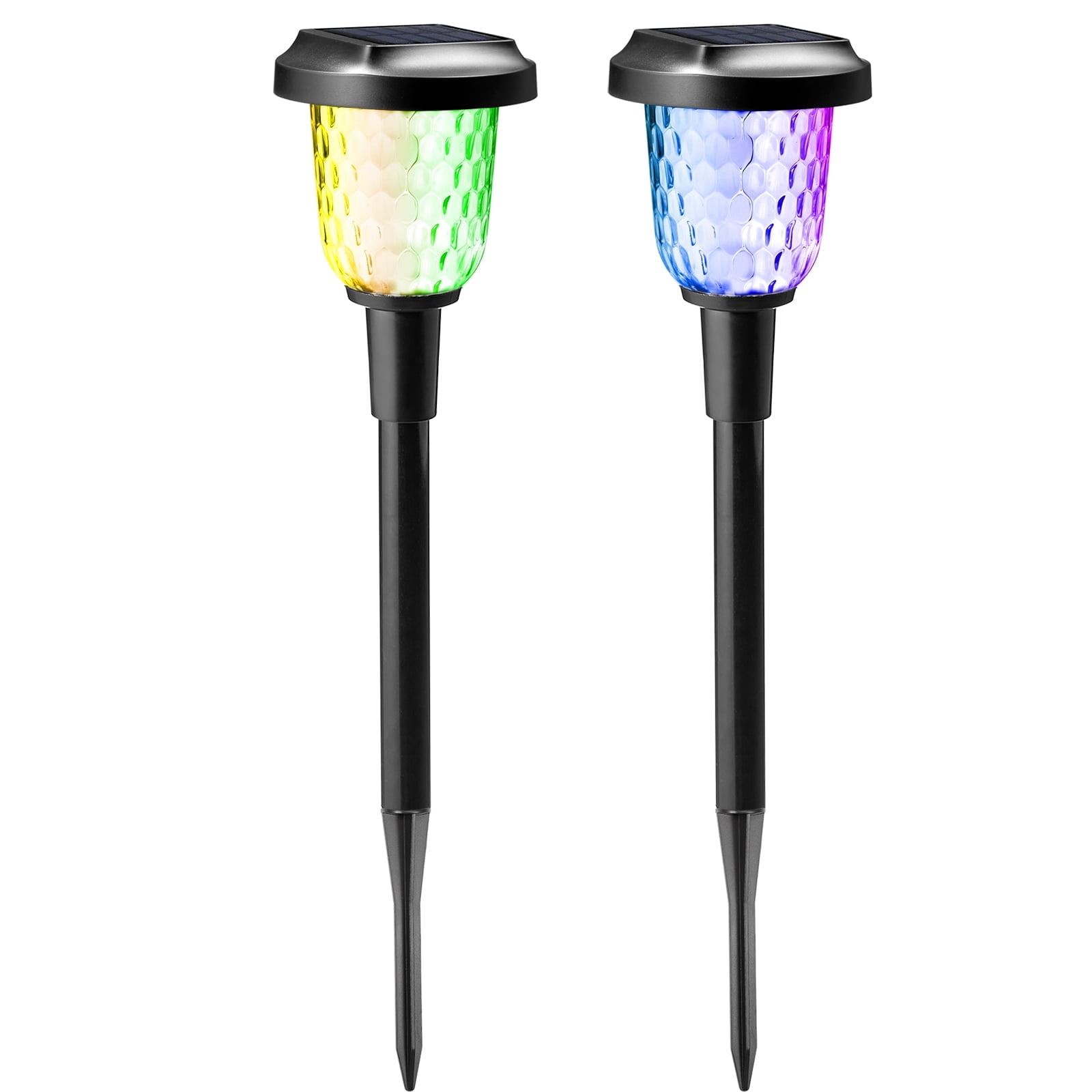 Solar Outdoor Lights,6 Pack Dream Dynamic Solar Pathway Lights ...