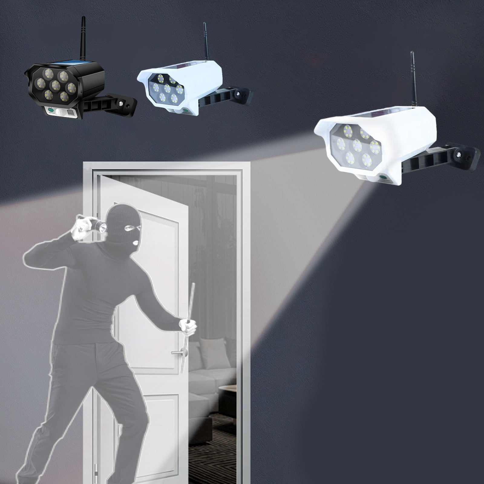 Solar Outdoor Lights Motion Sensor | 3 Lighting Modes | Upgraded High ...