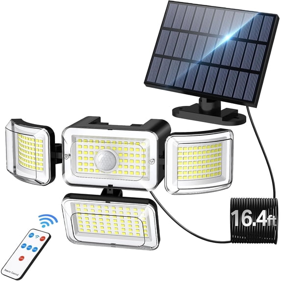 Solar Outdoor Lights Motion Sensor 3500LM 288 LED Security Light with ...