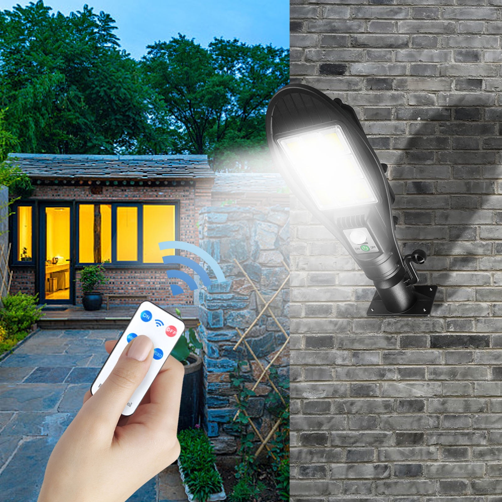 Solar Outdoor Lights, Motion Sensor Solar Powered Lights IP65 ...