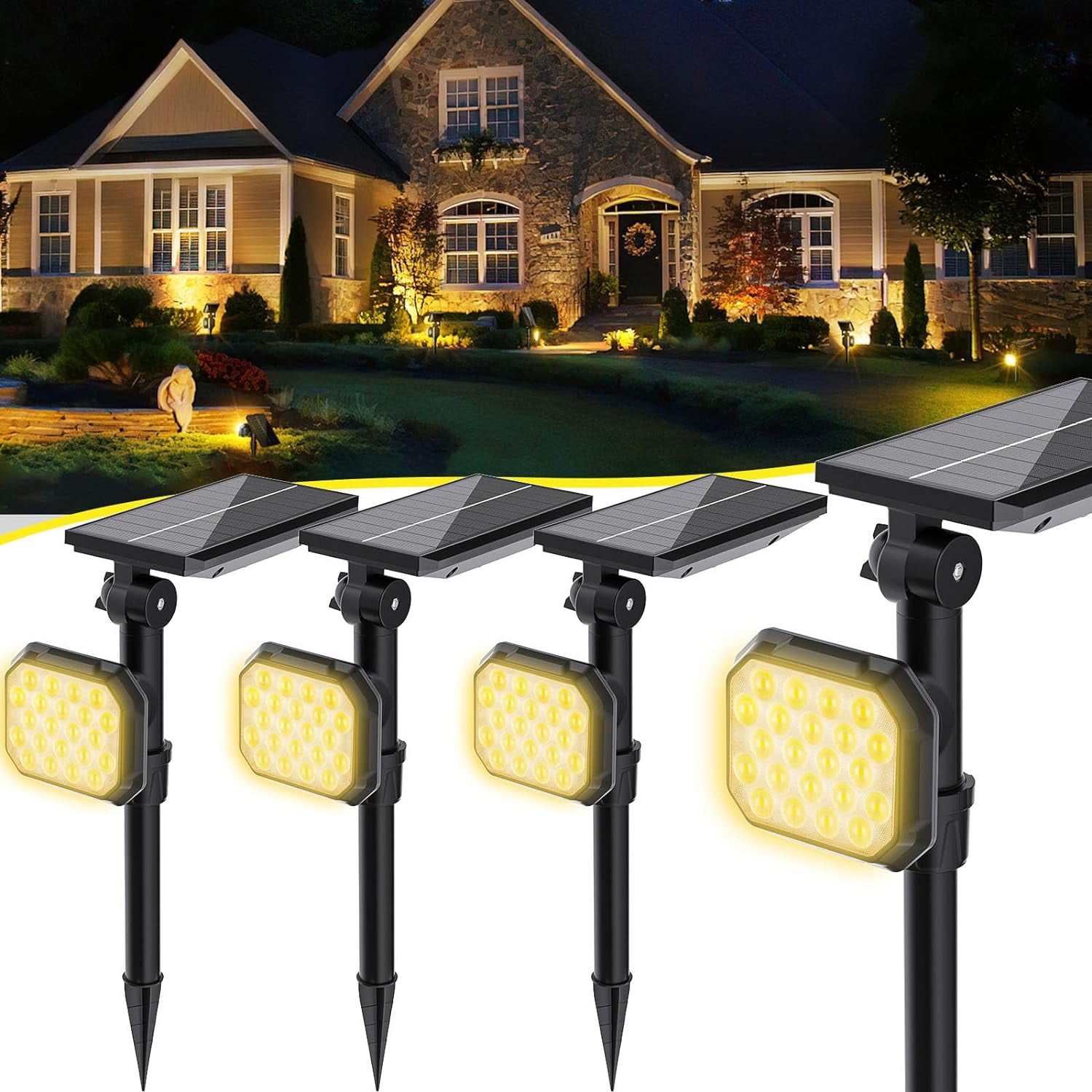 Solar Outdoor Lights - Solar Spot Lights Solar Spotlights for Outside ...