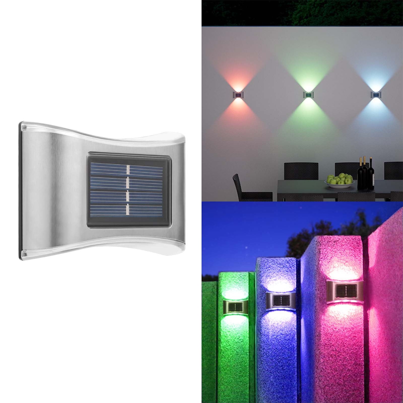 Solar Outdoor Lights, Solar Wall Lights Outdoor Up and Down, IP65 ...
