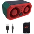 Solar Outdoor Alarm: Motion Sensor, 13 Sounds, 2*130db, 4 Modes, Dog ...
