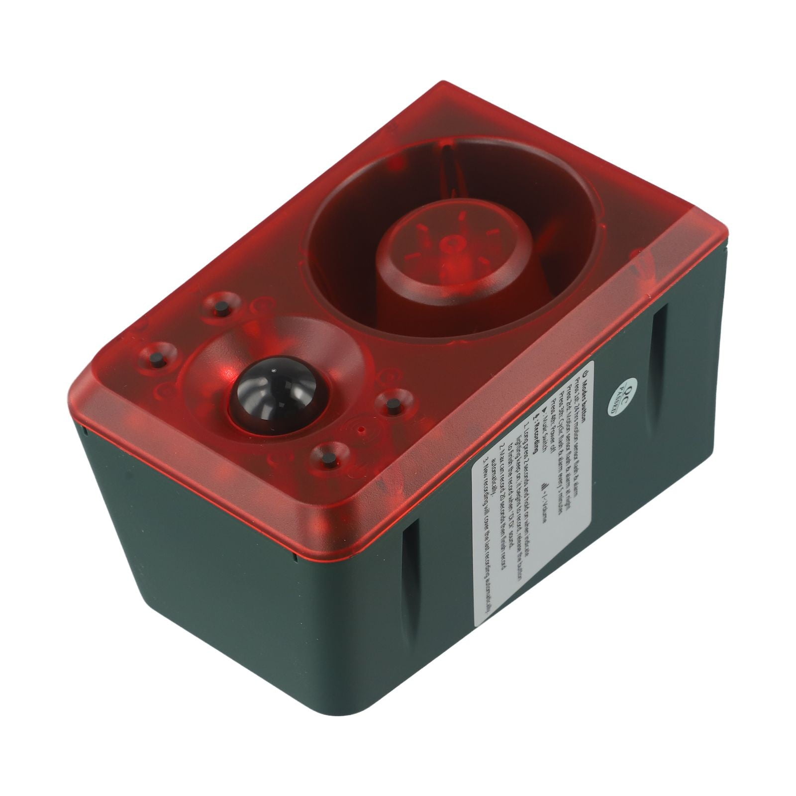 Solar Outdoor Motion Sensor Alarm Infrared Sensing Sound and Light ...