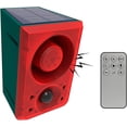 Solar Outdoor Motion Sensor Alarm with Dog Barking Gunshot Sound, Maker ...