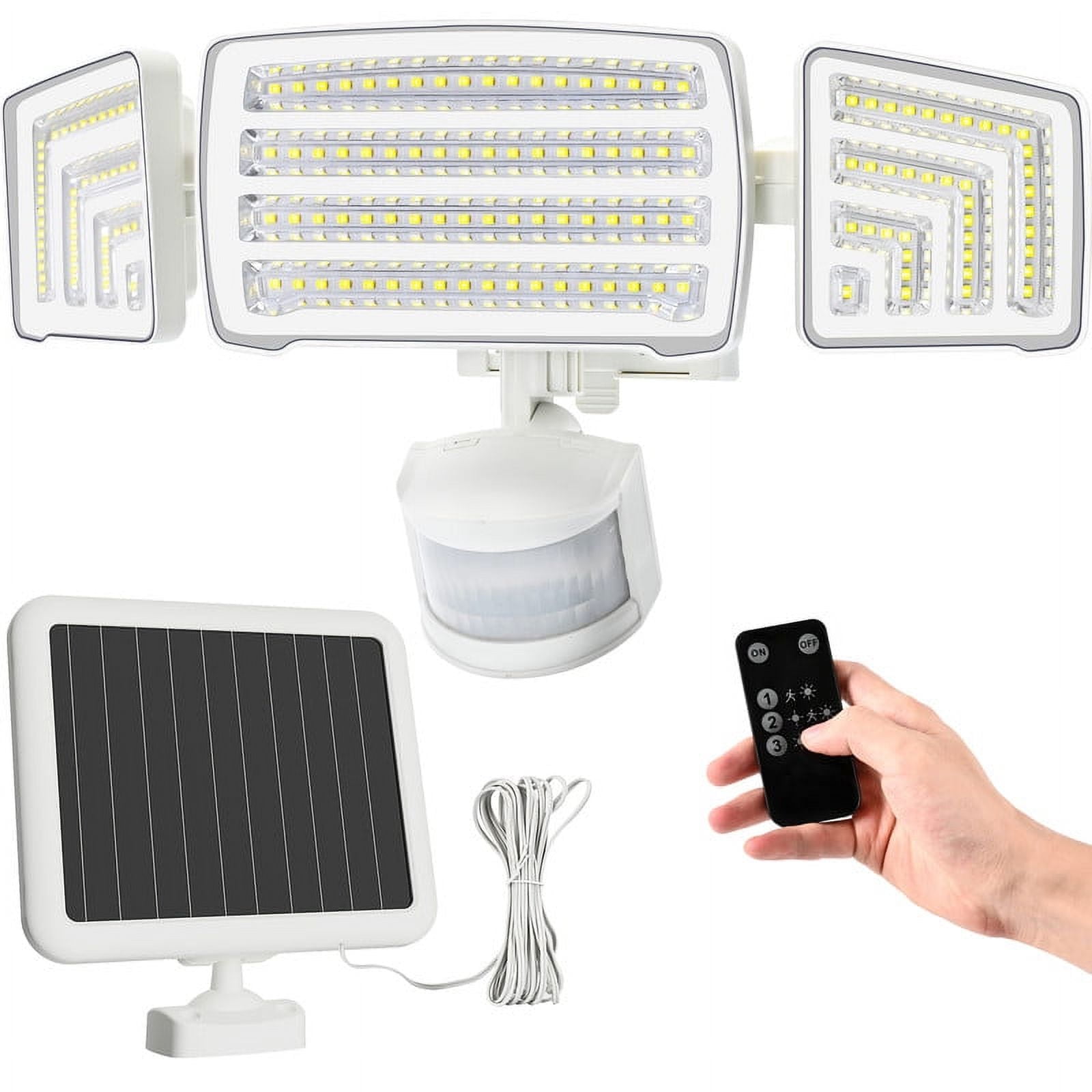 Solar Activated Detection Floodlight - Outdoor Security Wireless ...