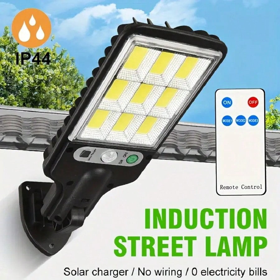 Solar Outdoor Street Light-Outdoor Security Light With Remote, 2000 ...