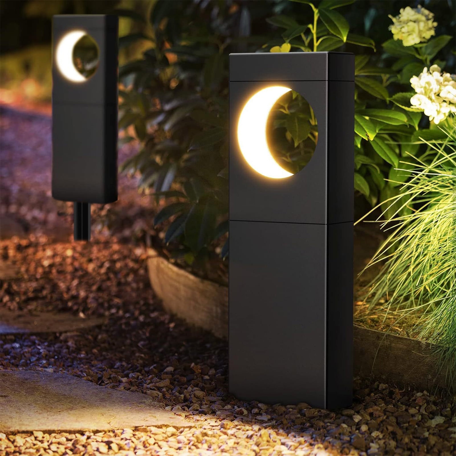 Solar Outdoor Table Lantern Flickering Butterflies Lantern Light With ...