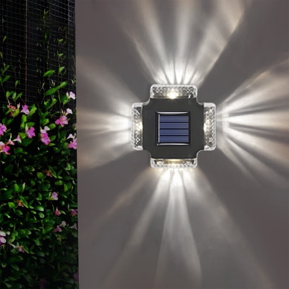 Solar Outdoor Wall Light - Waterproof IP65 ABS Sensor Light for Patio ...