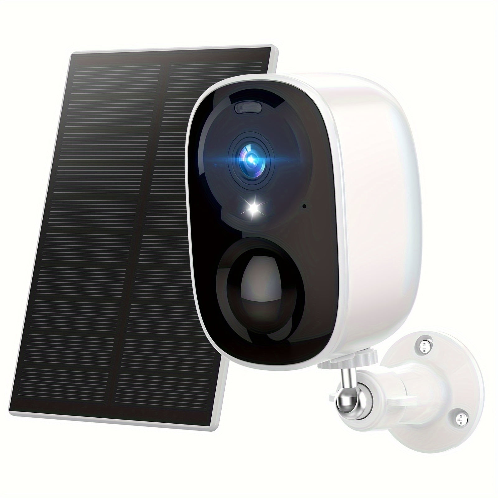 Solar Outdoor Wireless Security Camera 2K 3MP with Solar & Battery ...