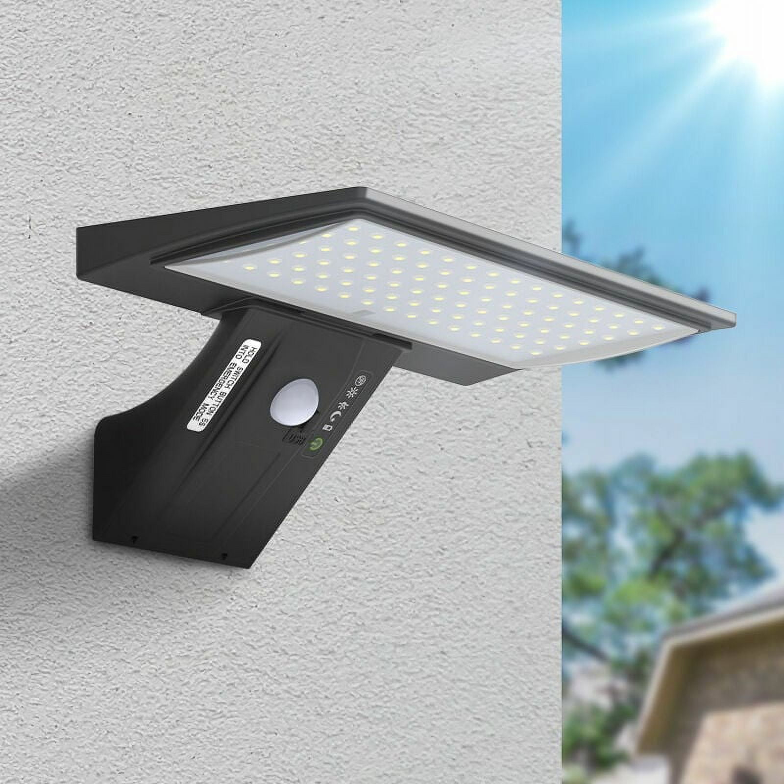 Solar Outside Lights, Wide Coverage, High-Capacity Battery, Easy Installation, Durable ABS ...
