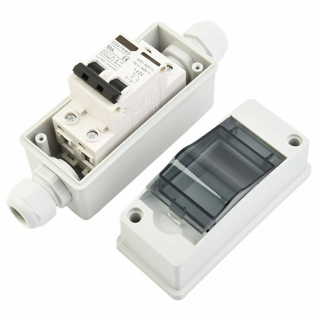 Solar PV Cell Combiner Box AC 400V 63A Circuit Breaker Switch with ...