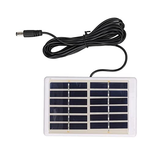Solar Panel, 1.2W 6V 9V Lightweight Portable Polysilicon Crystals Solar ...