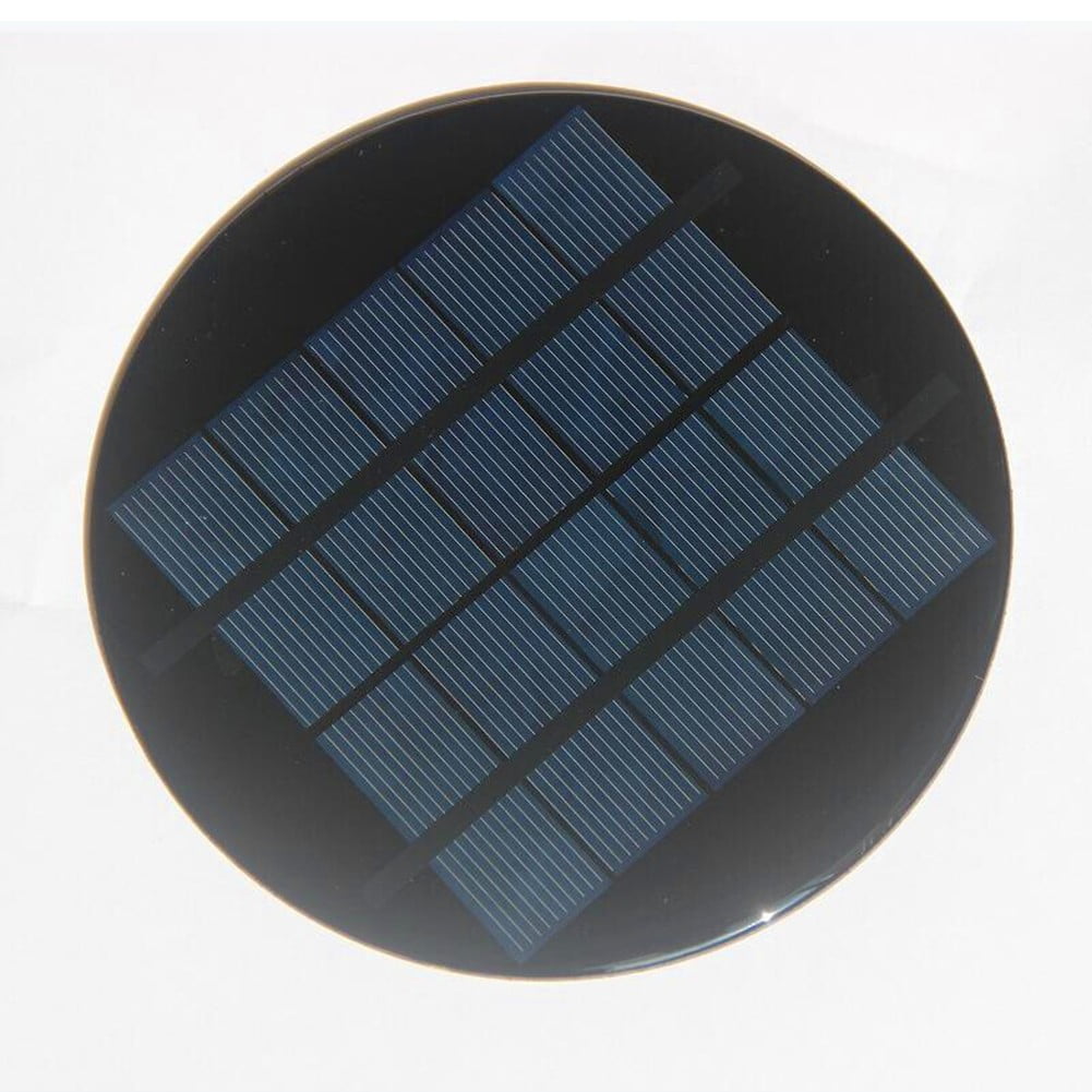 Solar Panel 120mm Round Solar Panels 1.1 W 5 V Lightweight ...