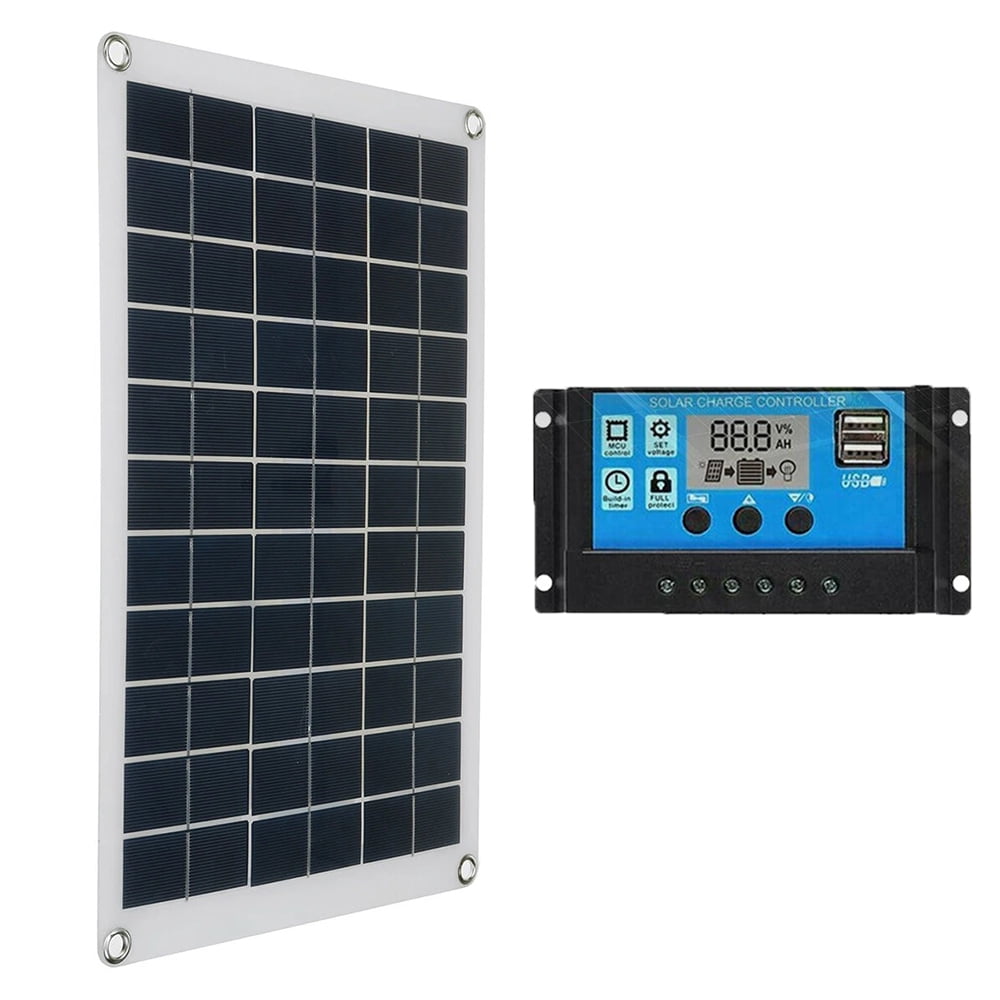 Solar Panel 18 Watt 18 Volt, High-Efficiency Monocrystalline PV Module ...