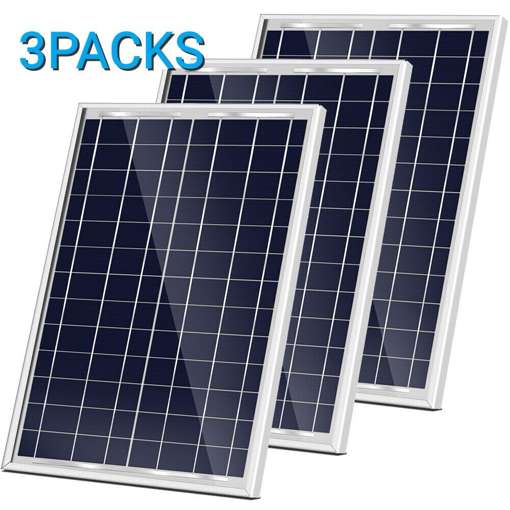 Solar Panel 50 Watt 12 Volt,DFITO High-Efficiency Monocrystalline ...