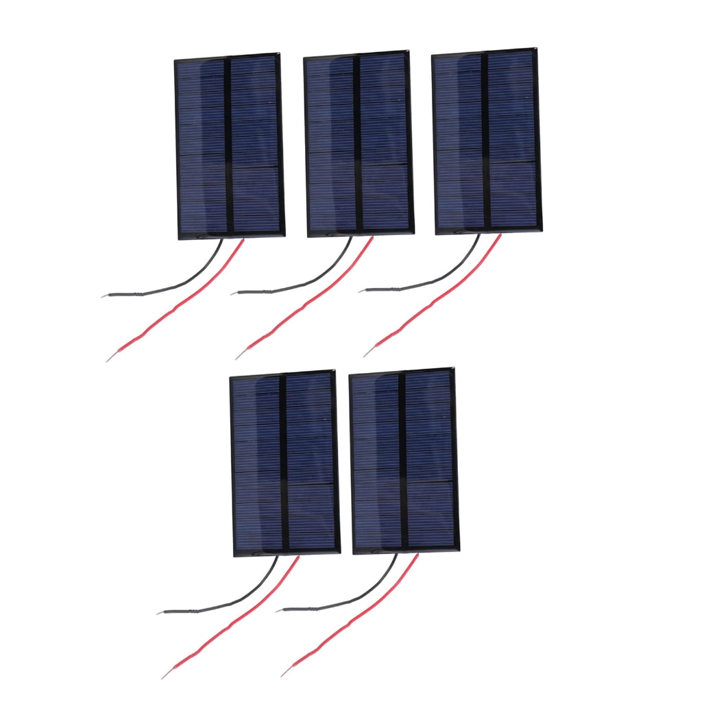 Solar Panel 5V 120MA with Wire Dripping Glues Plate Easy Carry Solar ...