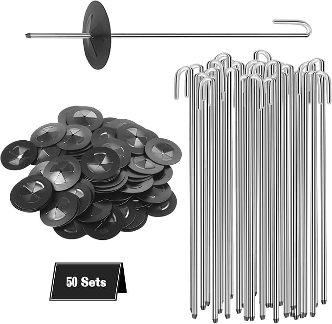 Solar Panel Bird Guard Fastener Clips,50 Sets Critter Guard Clips for ...