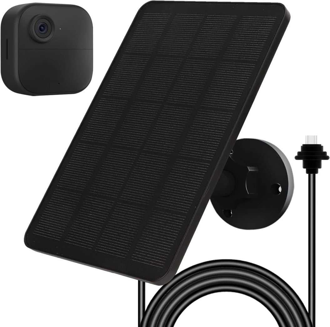 Solar Panel for Blink Camera, Solar Panel 4W Compatible with Blink ...