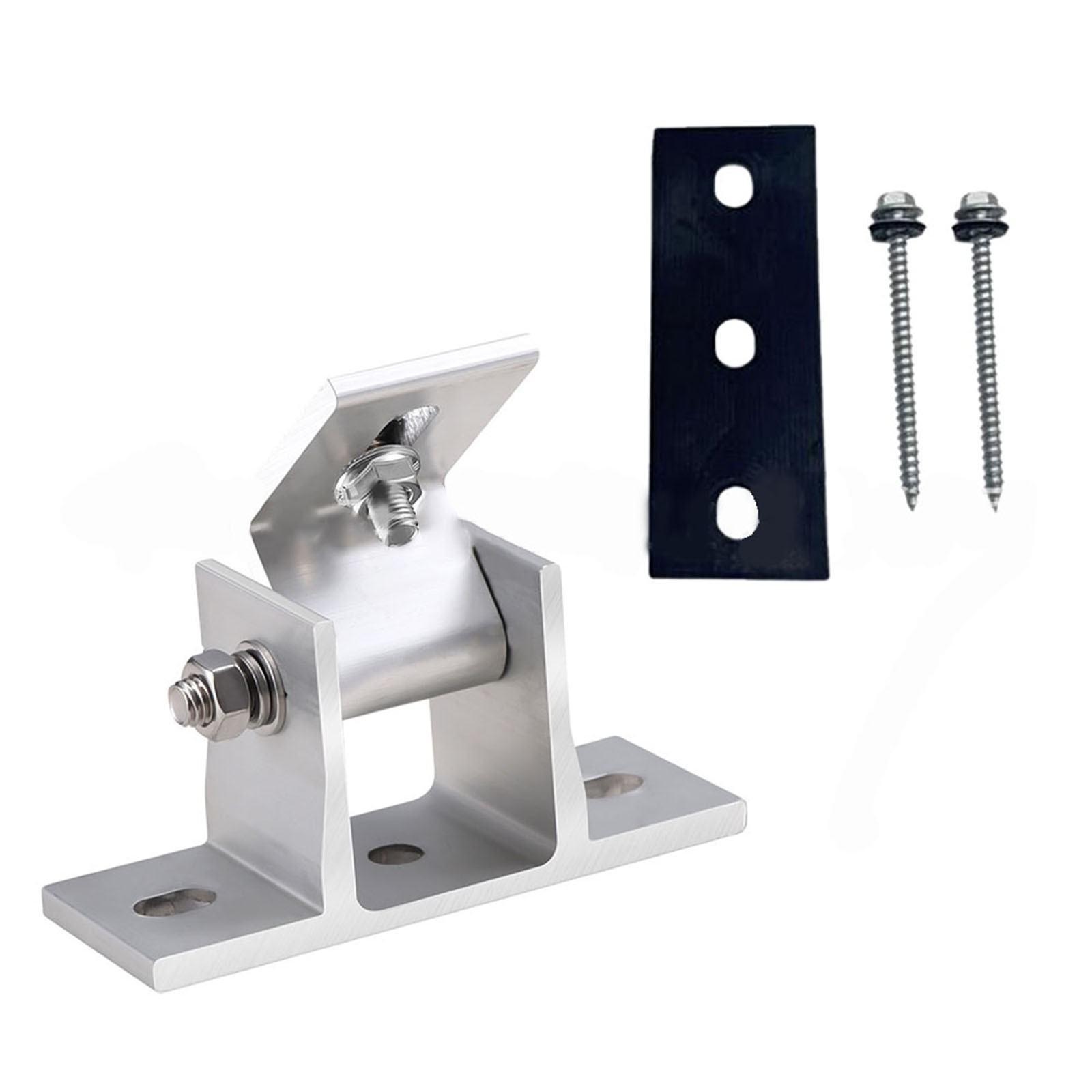 Solar Panel Bracket Set,Solar Holder End Clamp Kit,Adjustable Flat Roof ...