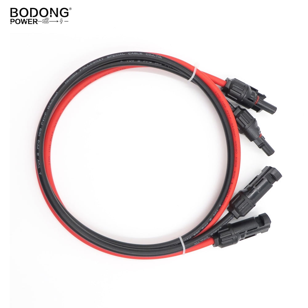 Solar Panel Cable Extension Copper Wire 4mm² 6mm² 2.5mm² 1.5mm² 12 10 ...